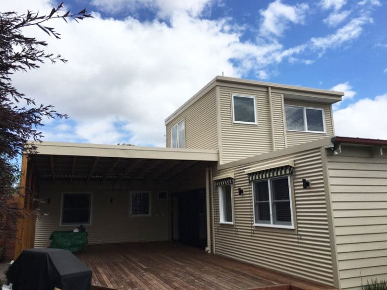 Colorbond Wall Cladding Installation Transforms an Extension | Roofrite ...