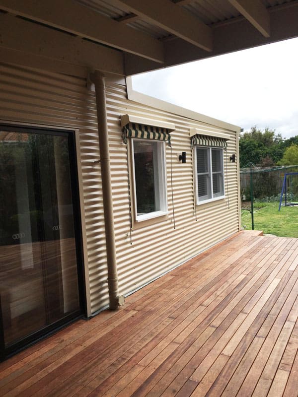 Colorbond Wall Cladding Installation Transforms an Extension | Roofrite