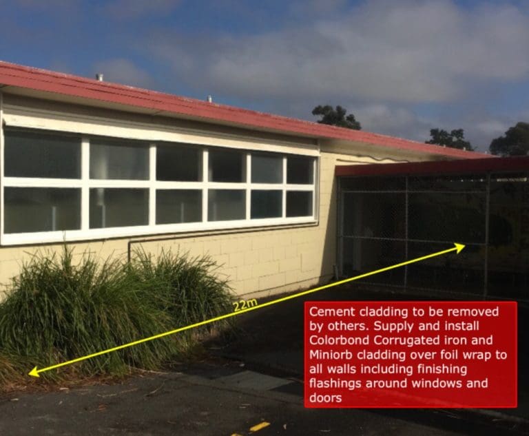 School Colorbond Wall Cladding | Roofrite