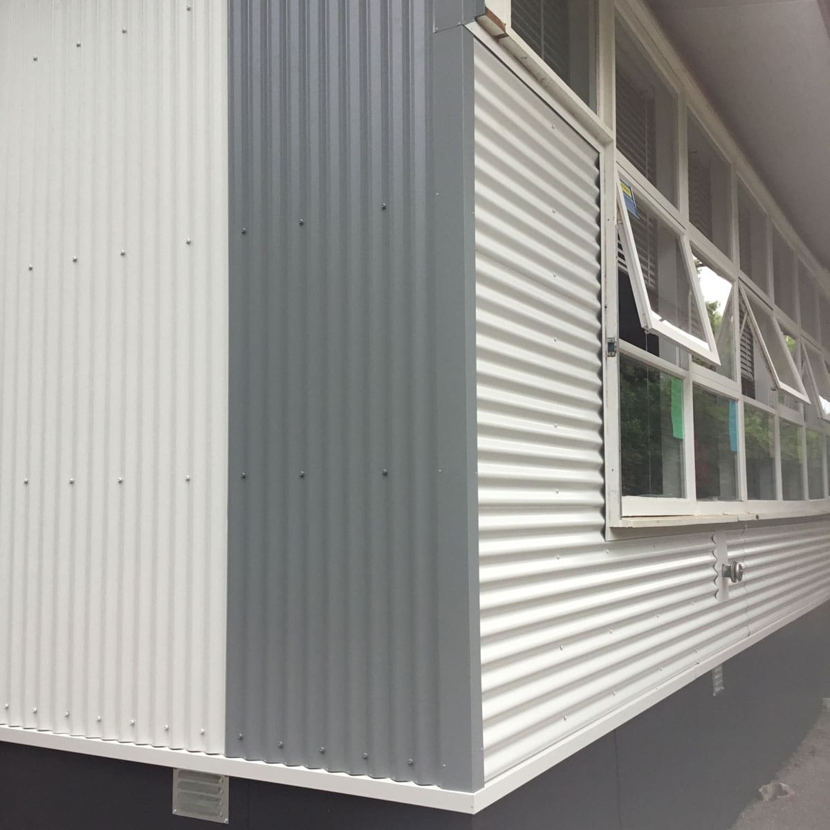 School Wall Cladding Project Box Hill North | Roofrite