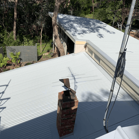 Colorbond Reroof With Velux Skylights And Cement Sheet Cladding ...